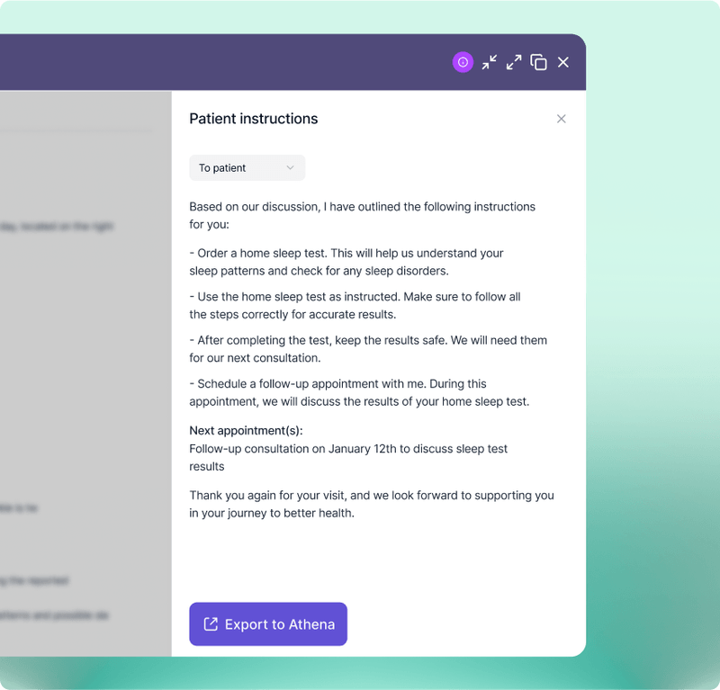 Nabla · athenahealth Integration